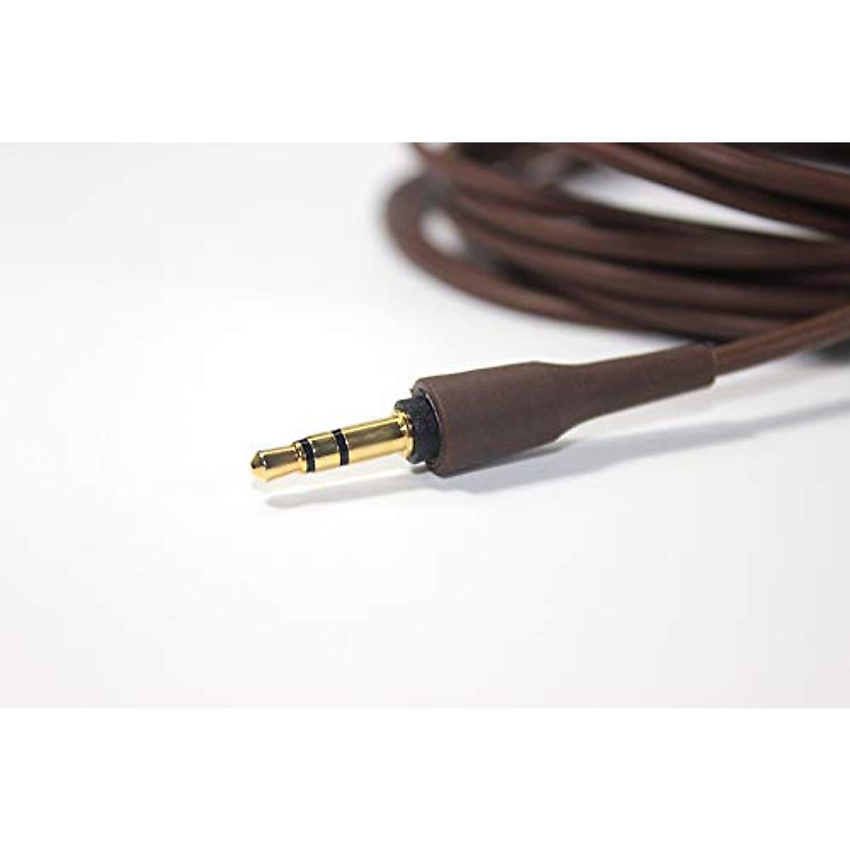 Replacement ATH-MSR7 Audio Cable Extension Cord Lead Compatible Audio Technica ATH-MSR7GM ATH-SR5NBW ATH-SR5BT Sony MUC-S12SM1 MDR-1A Headphone (Brown-L Shape)