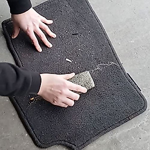 Fur-Zoff Pet Hair Removal Tool for Carpet, Car, Rugs, Bedding, Clothing, Cat and Dog hair removal, Automotive Interior Detailing,gray