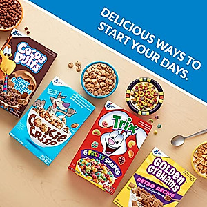 Cocoa Puffs, Chocolate Breakfast Cereal with Whole Grains, 18.1 oz