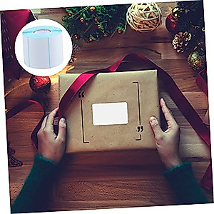 GATHINESS Roll Barcode Paper Present Labels Writable Christmas Gift Label Shipping Address Labels Thermal Postage Thermal Sticker White Stickers Printer Thermal Paper