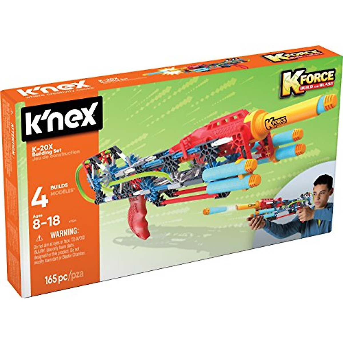 K'NEX K-FORCE K-20X Building Set (165 Piece) (Amazon Exclusive)