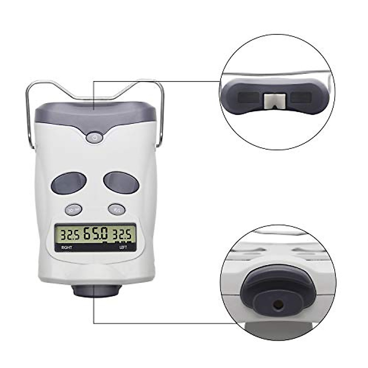 Huanyu 45-82mm Digital Pupilometer Optical PD Meter LCD Display Pupil Meter CE Approved LY-9S