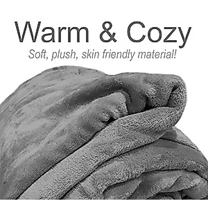 Home Must Haves Ultra Soft Micro Plush Warm Cozy Premium Flannel Bed Sofa Couch Picnic Blanket (Queen 80"x80", Giraffe Skin Print)