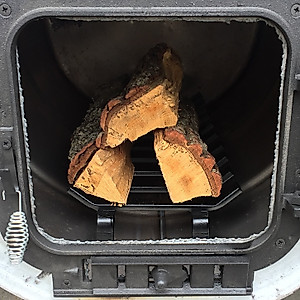 SteelFreak Heavy Duty 13 x 10 Inch Steel Grate for Wood Stove & Fireplace - Made in The USA