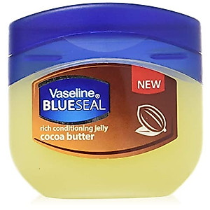 Vaseline Rich Conditioning Petroleum Jelly, Cocoa Butter, Travel Size 1.7 Oz/50 ML (Pack of 6)
