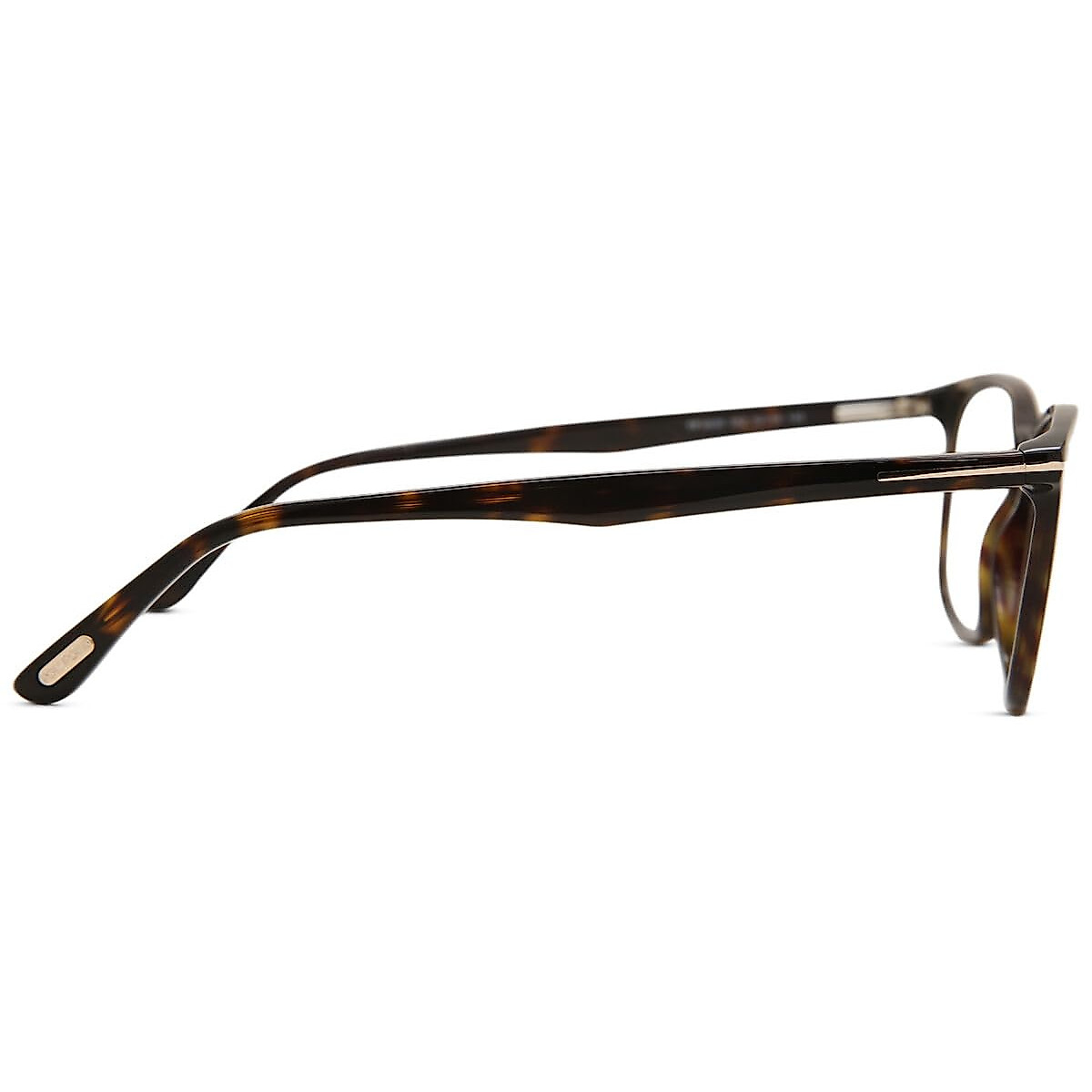 Tom Ford FT 5505 052 Dark Havana Plastic Square Eyeglasses 52mm