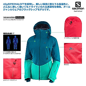 Salomon Women's Qst Guard JACKET , Deep Lagoon, Medium