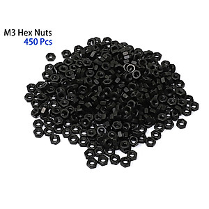 iexcell 900 Pcs M3 x 6/8/10/12/16/20/25/30/35/40 Alloy Steel 10.9 Grade Hex Socket Flat Head Cap Screws Bolts Nuts Assortment Kit