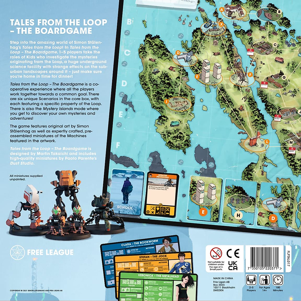 Free League Tales from The Loop The Board Game, Multi