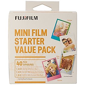 Fujifilm Instax Mini Film Starter Value Pack - 40 Exposures