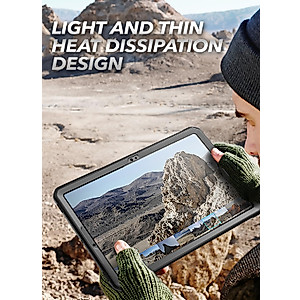 SUPCASE for Samsung Galaxy Tab S9 11 inch Case with Stand (Unicorn Beetle Pro), [Built-in Screen Protector & S Pen Holder] Full-Body Heavy Duty Rugged Tablet Cover for Galaxy Tab S9 11'', Black