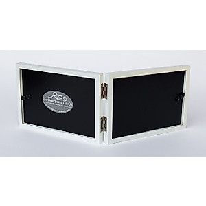 Aunt, You are Loved Poem White Double Hinged 4 x 6 Photo Frame with Ribbon