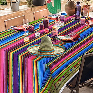 97pcs Mexican Party Decorations Fiesta Birthday Supplies for Boys Girls Adult - Balloon Arch Garland Kit Serape Tablecloth Happy Birthday Backdrop Taco Balloons Decor Cinco De Mayo Party Decorations
