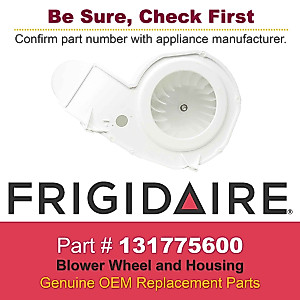 Frigidaire 131775600 Frigidare Blower Wheel and Housing, White