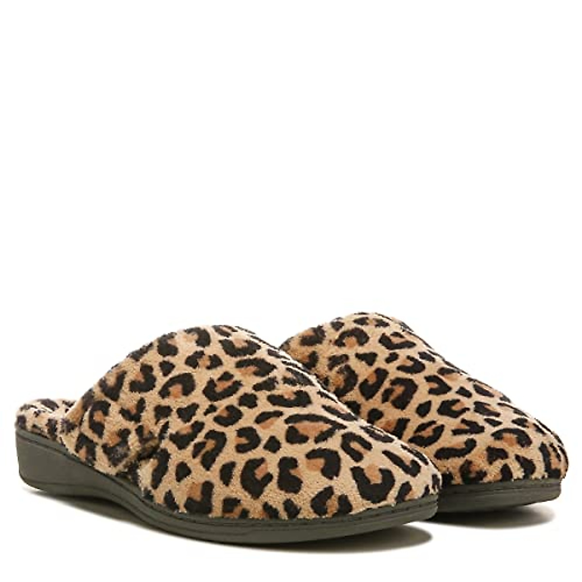 Vionic Gemma - Orthaheel Orthotic Slipper Natural Leopard - 9 Medium