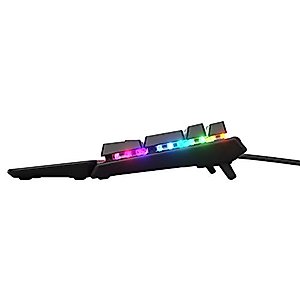 SteelSeries Apex 5 - Hybrid Mechanical Gaming Keyboard - Per-Key RGB Illumination - Oled Smart display - English (QWERTY) Layout PC