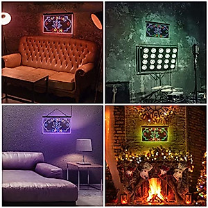 Dispensary Store Open Tri-color Led Neon Sign White & Blue & Orange 17.7 x 13.6 Inches st9s43-i3374-wbo