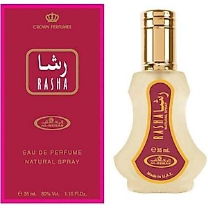Al Rehab Perfumes Rasha Eau de Parfum Spray for Women, 1.18 Ounce