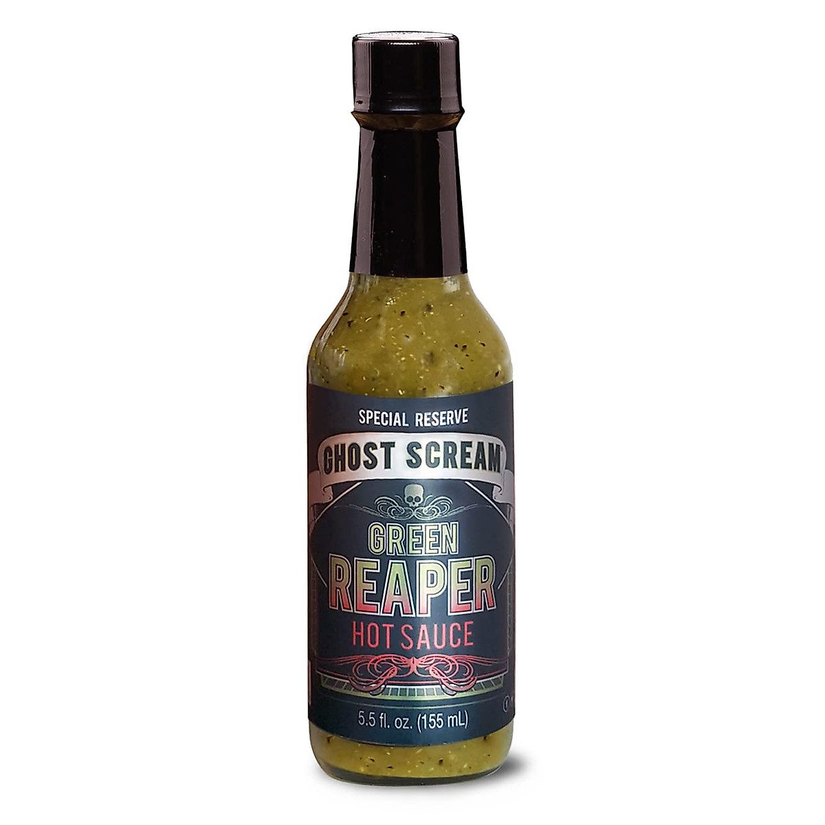 Ghost Scream Hot Sauce - "Green Reaper" Hot Sauce, (5.5 Oz.)