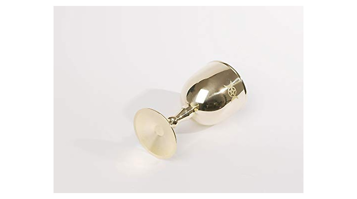 Mini Altar Bell & Chalice Set for Wiccan Rituals | Sacred Spirit