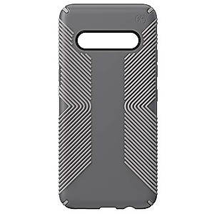 Speck Products Presidio Grip LG V60 ThinQ 5G Case, Graphite Grey/Cathedral Grey (136742-9132)