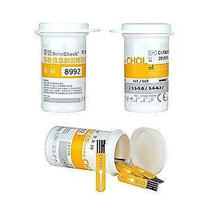 10 pcs/Bottle BKM13-1 Total Cholesterol CHOL Test Strips