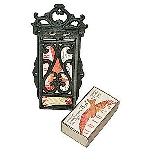 NACH Cast Iron Vintage Match Box Holder
