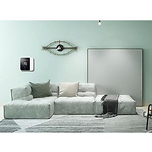 Vine Thermostat for Home with Touchscreen Color Display, WiFi Smart Thermostat Compatible with Alexa and Google Assistant, 7day/8period Programmable, Energy Saving, C-Wire Required, Screen Size 2.8"