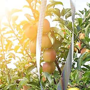 NQEUEPN Bird Reflective Tape, 360ft Long Double Sided Bird Flash Devices Deterrent Ribbon for Out Door Birds Woodpeckers Gulls Crows Swallows Pigeons