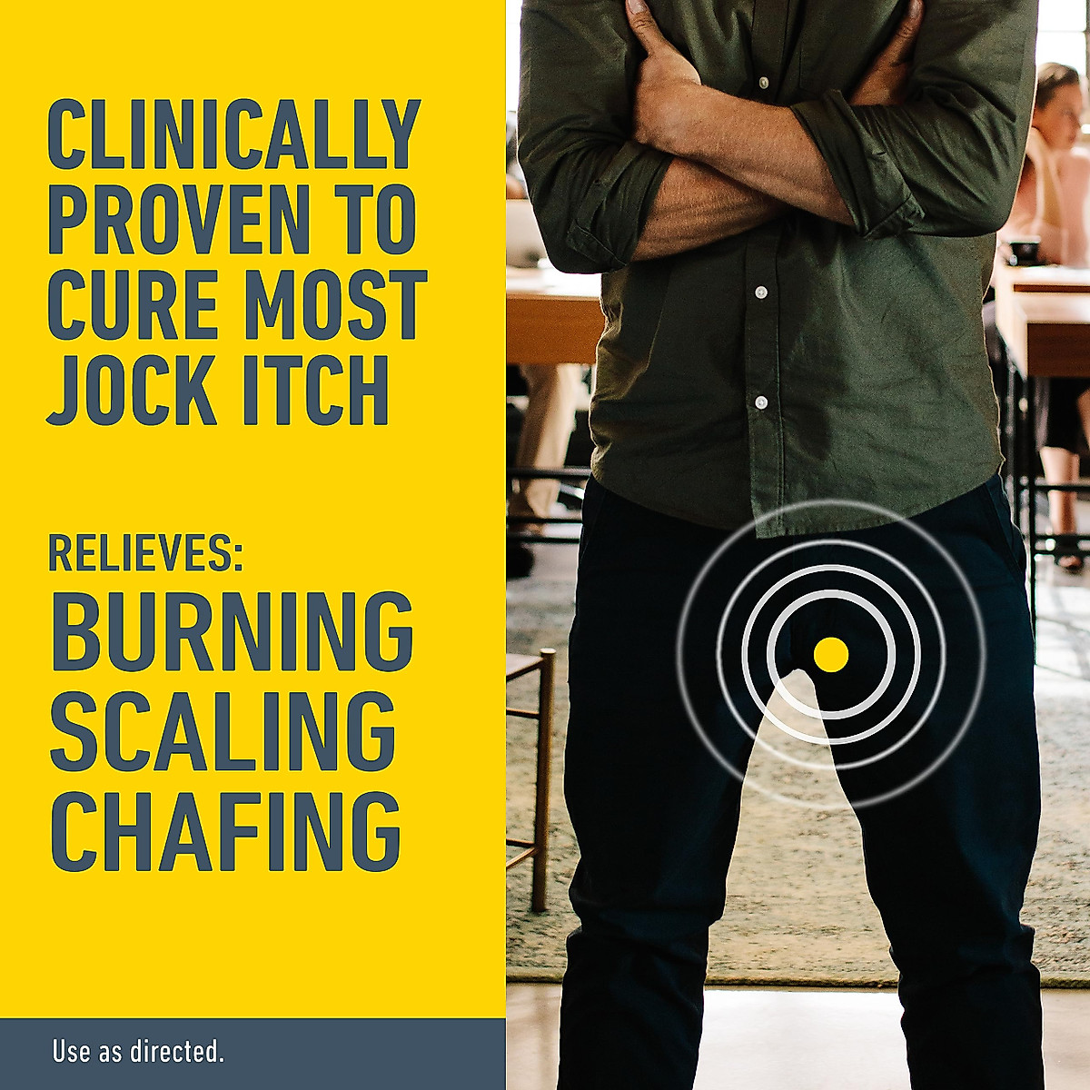 Lotrimin AF Jock Itch Antifungal, Jock Itch, and Athlete's Foot Cream, 0.42 Ounce (Pack of 1) (Packaging May Vary)