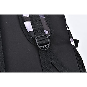 XLERHAZO School Backpack Camouflage Backpack Water Repellent Casual Daypack Lightweight Bookbags for Boys Girls (AX Camo Black)