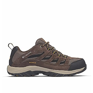 Columbia Men's Crestwood Waterproof, Mud/Squash, 10.5