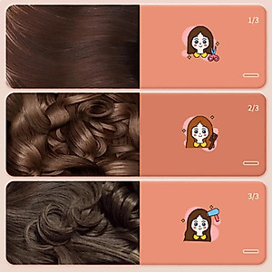 Cordless Auto Hair Curler, Mini Curling Iron, 2 in 1 Hair Straightener Flat Iron Curler Beauty Heating Curler Professional Hair Styling Tool (Green)