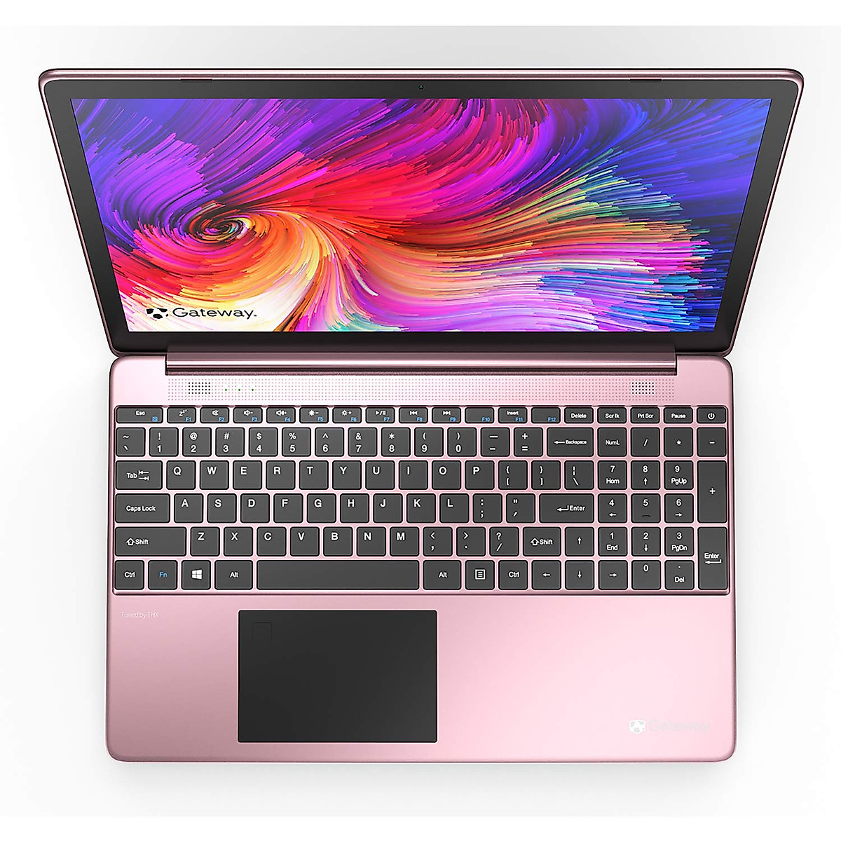 Gateway 15.6" FHD Ultra Slim Laptop Computer, Intel Quad-Core i5 1035G1 up to 3.6GHz(Beat i7-8565U), 16GB DDR4 RAM, 256GB SSD, Fingerprint Scanner, HDMI, Windows 10, Rose Gold, 64GB Flash Drive