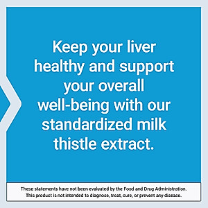 Life Extension Milk Thistle, silymarin, silibinins, isosilybin A & B, delivers full-spectrum milk thistle benefits for liver health, non-GMO, gluten-free, vegetarian, 60 capsules