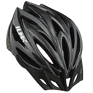 ILM Adult Men & Women Bike Bicycle Helmet, Lightweight Child Youth Mountain Road Cycling Helmets with Dial Fit Adjustment Model B2-21 (Carbon, XXL)