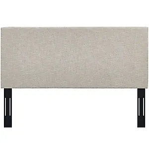 Modway Claire Linen Fabric Upholstered King and California King Headboard in Beige
