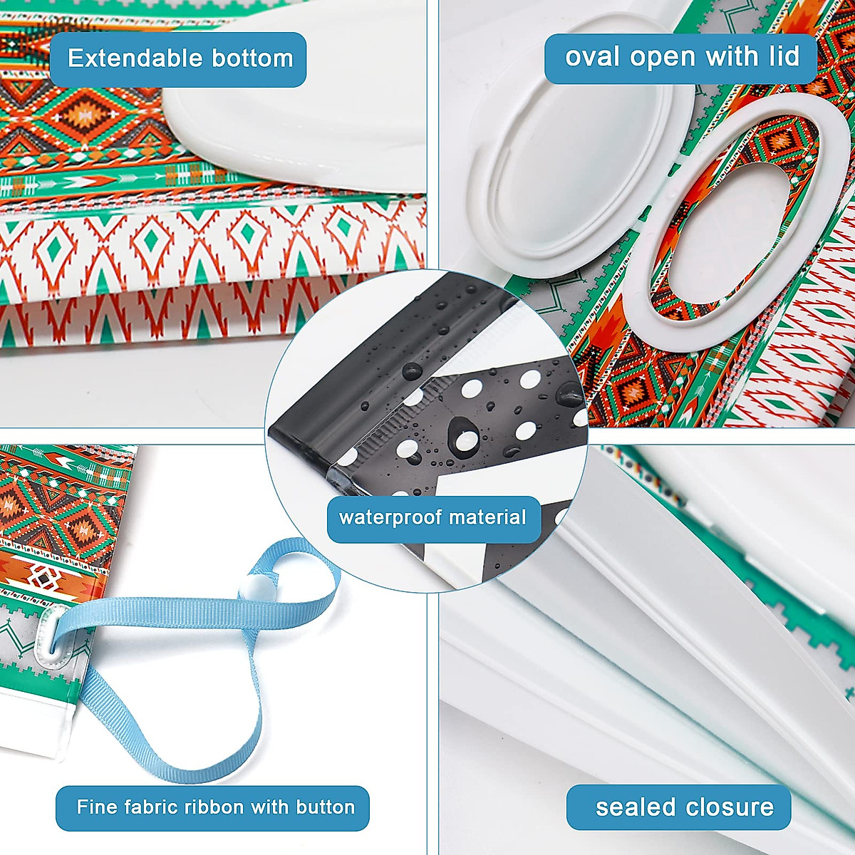 DOMMARE Baby Wipes Dispenser, Refillable Portable Wipe Case Lightweight Travel Wet Wipes Holder Waterproof Wipe Container with Sealed Zipper to Keep Wipes Moist (4pack)