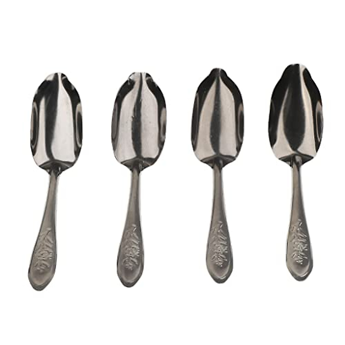 Baosity Bird Cockatiel Parrot Milk Steel Metal Feeding Feed Spoons