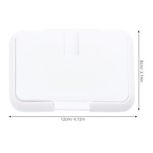 Diaper Wipe Warmer 8W Baby Wipe Warmer Portable Baby Dispenser Plastic Tissue Storage Box Dispenser Holder for Home Car White Heater