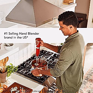 KitchenAid Cordless Variable Speed Hand Blender - KHBBV53, Empire Red