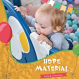 Baby Playpen, Upgrade Foldable Kids Activity Centre Safety Play Yard Home Indoor Outdoor Baby Fence Play Pen NO Gaps with Gate for Baby Boys Girls Toddlers (Blue)