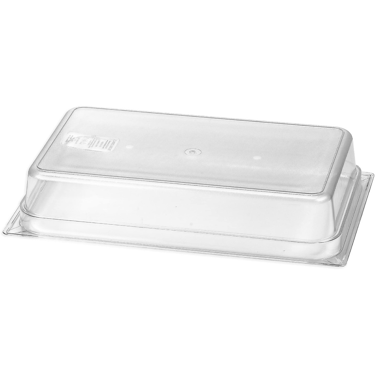 Carlisle FoodService Products StorPlus Plastic Full-Size Food Pan, 4 Deep Food Storage Container with 11 Quart Capacity, Polycarbonate, Full Size, Clear