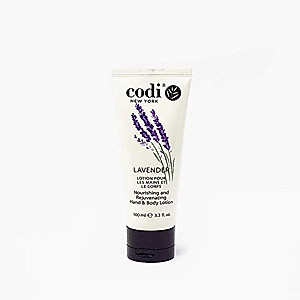 CODi Lavender Lotion - Lavender Body and Hand Lotion for Women and Men - Lavender Body Lotion with True English Lavender Scent - Less Greasy and Quick Absorbent - 1 750ml Bottle and 2 100ml Tubes