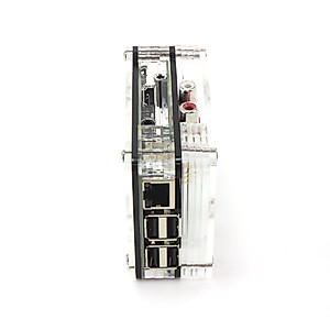 Top HAT Tall Upgrade Kit for Zebra Case - Raspberry Pi3B+, 3 Pi2 B B+ - Black