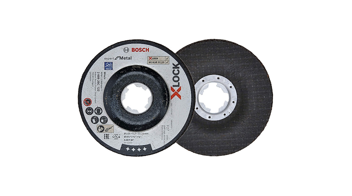Bosch Professional 115mm Metal Grinding Disc with X-LOCK System