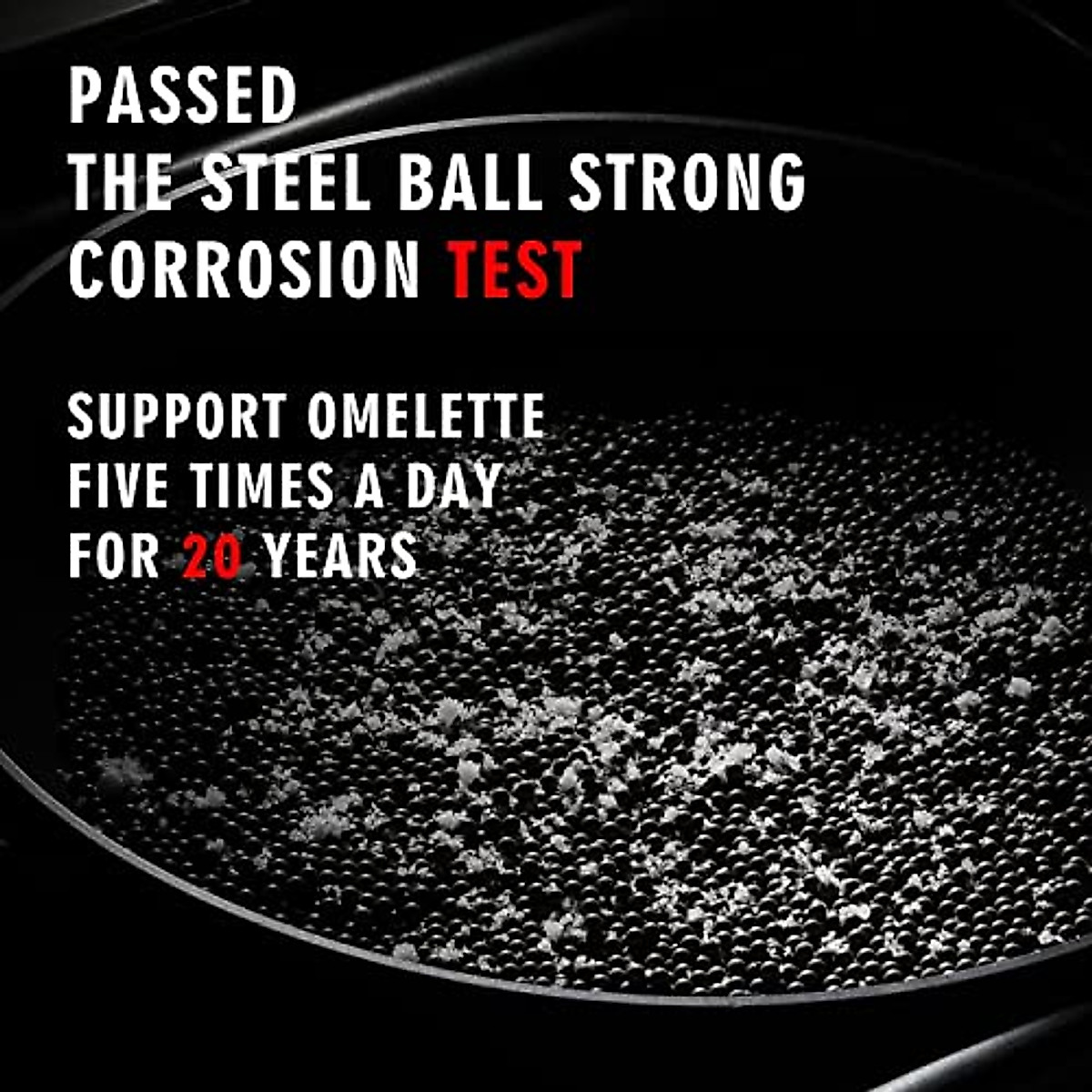 MSMK 11 Piece Induction Pots and Pans Cookware Set, Each Ridge Nonstick, Oven Safe to 700 ℉, PFOA Free Non-Toxic