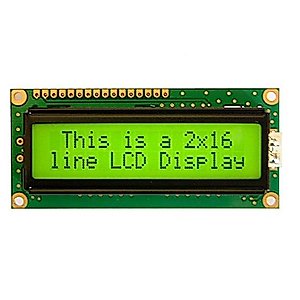 Olatus LCD 16X2 Yellow/Green Backlight Alphanumeric Display For 8051,AVR,Arduino,Raspberry Pi,Pic,Arm