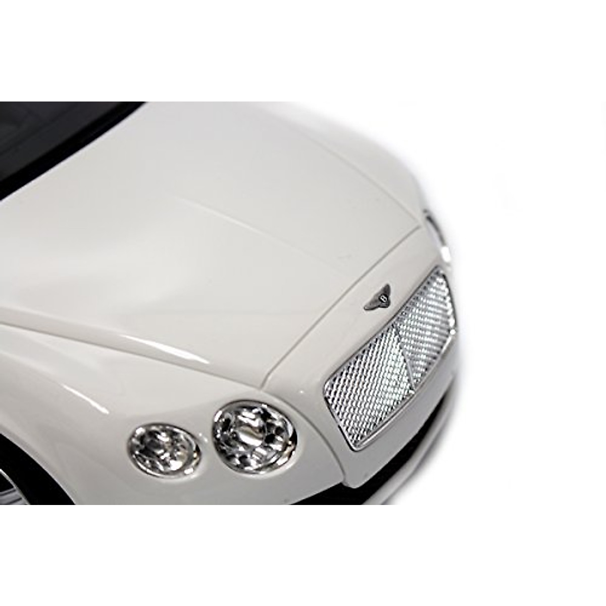 PowerTRC Full Functional GT Speed Bentley Continental Official Licensed by Bentley RC Vehicles Battery Operated 1:12 Scale for Kids (White)