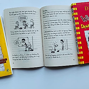 A Library of a Wimpy kid 1-17 Boxed Set Complete Original Full Series Collection, 17 Books Paperback Edition